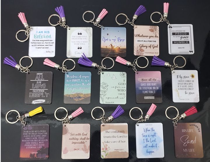 Bible Verse Acrylic Keychain | Lazada PH