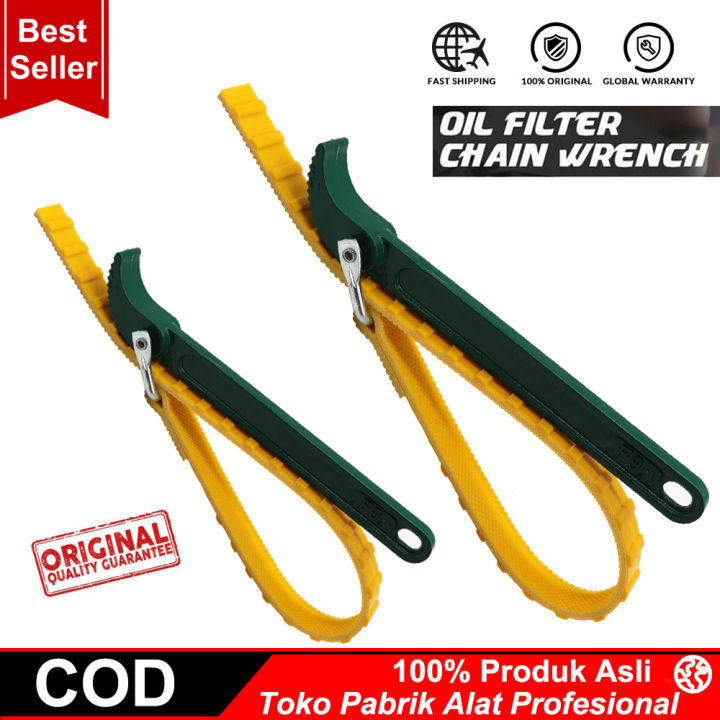Kunci Filter Oli model Sabuk 9'' 12" / Kunci Saringan / Wrench Oil ...
