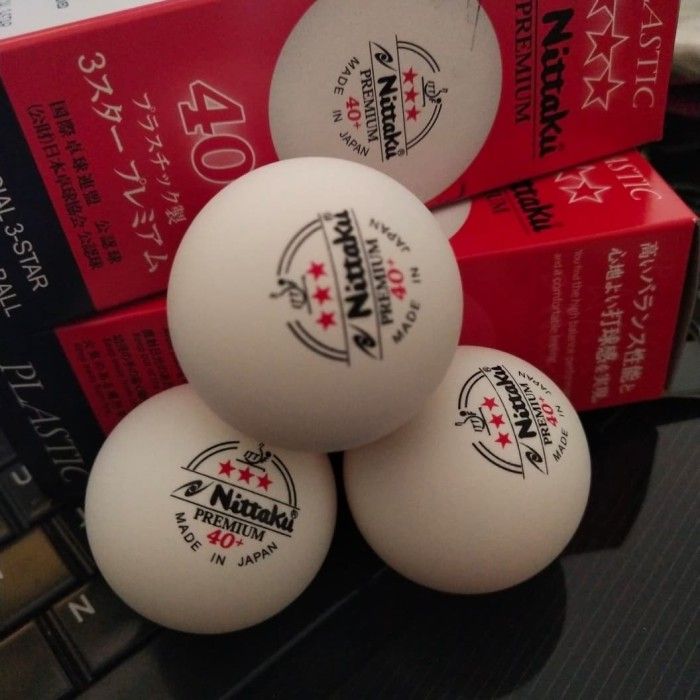 Nittaku 3-Star 40+ Premium Poly Balls ~ Bola Pingpong Made in Japan | Lazada Indonesia