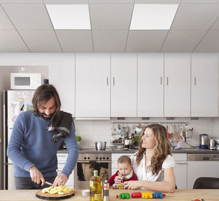 X-LUMINAIRE LED Flat Panel Ceiling Lights 32W 4800K-5200K 110lm Cool ...