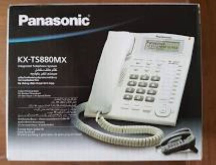 Panasonic KX-TS880 White Corded Office Telephone With Caller ID & Speaker | Lazada Singapore