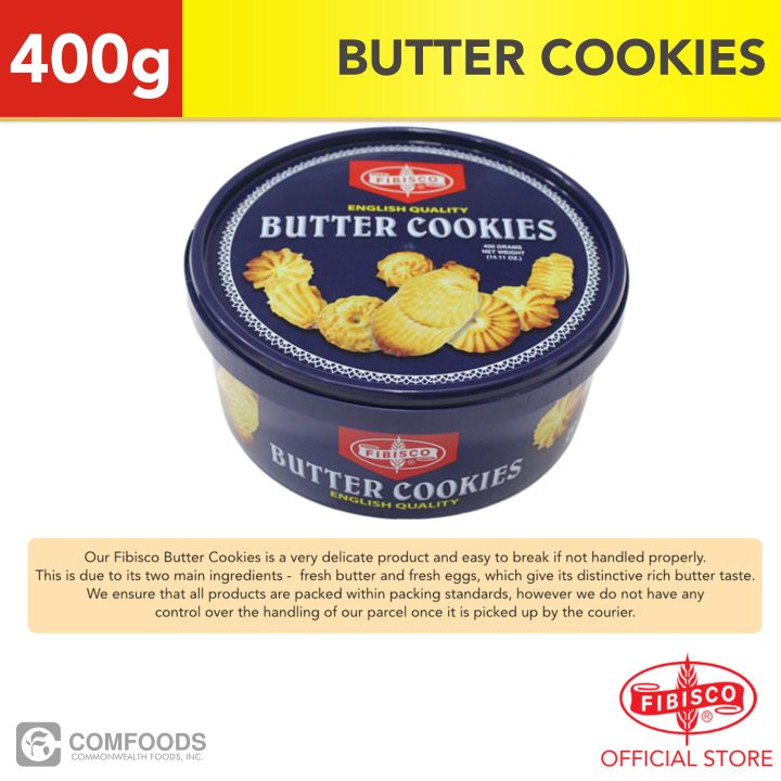 FIBISCO Butter Cookies 400g | Lazada PH