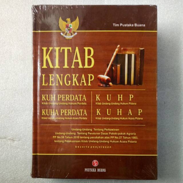 Kitab Lengkap KUH Perdata, KUHA Perdata, KUHP & KUHAP | Lazada Indonesia