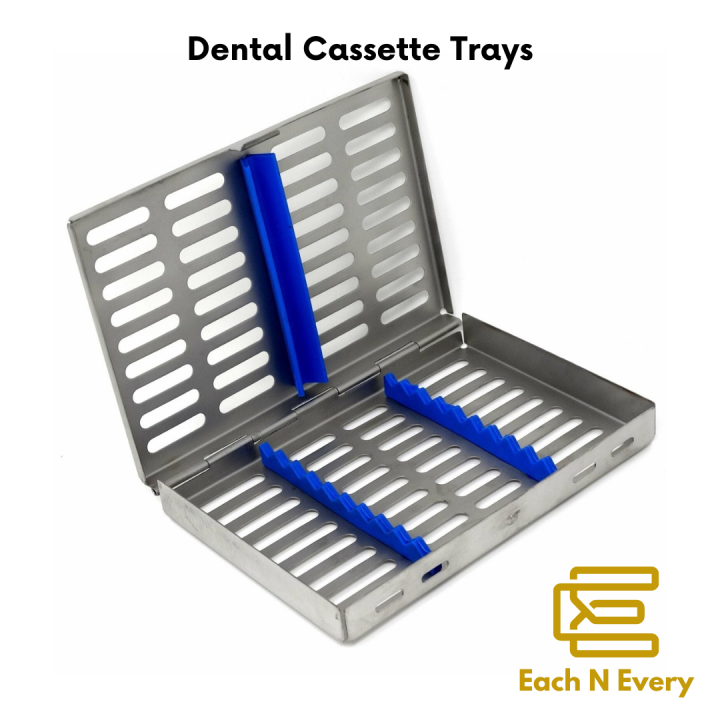 10Pcs Dental Sterilization Cassette Rack Tray Box for Rack Rubber ...