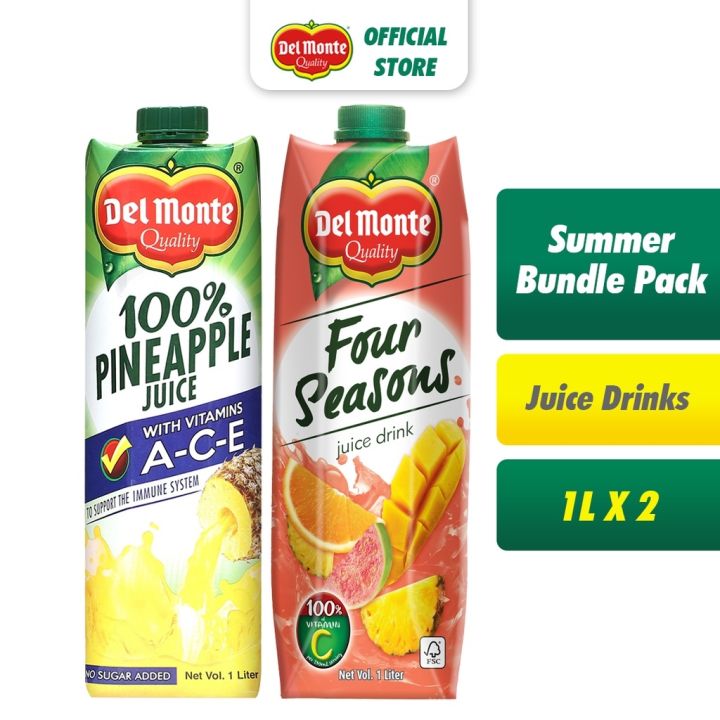 AJDL sellkooavx6 DEL MONTE Summer Bundle Pack x 2 Items (Pineapple ...