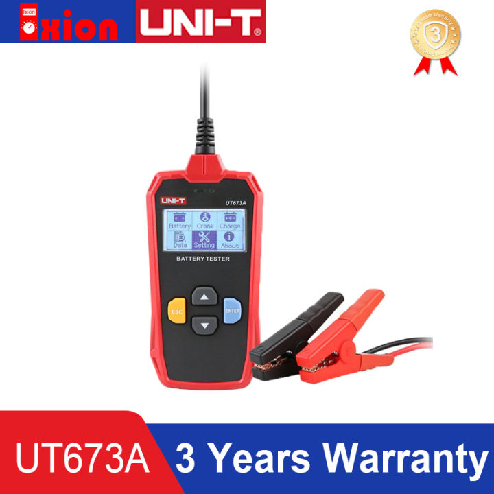 UNI-T UT673A 12V/24V Car Battery Tester Digital Car Diagnostic Battery ...