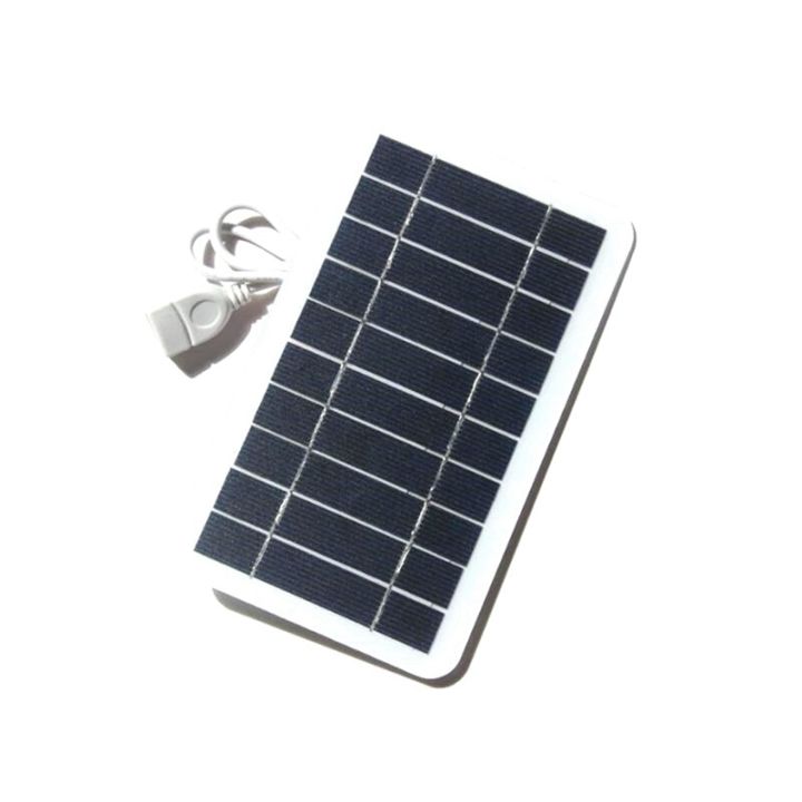 uhunhn 5V High Power USB Solar Panel Outdoor Waterproof Hike Camping ...