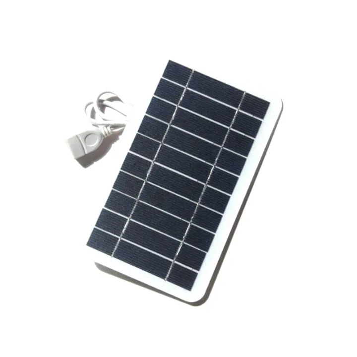uhunhn 5V High Power USB Solar Panel Outdoor Waterproof Hike Camping ...