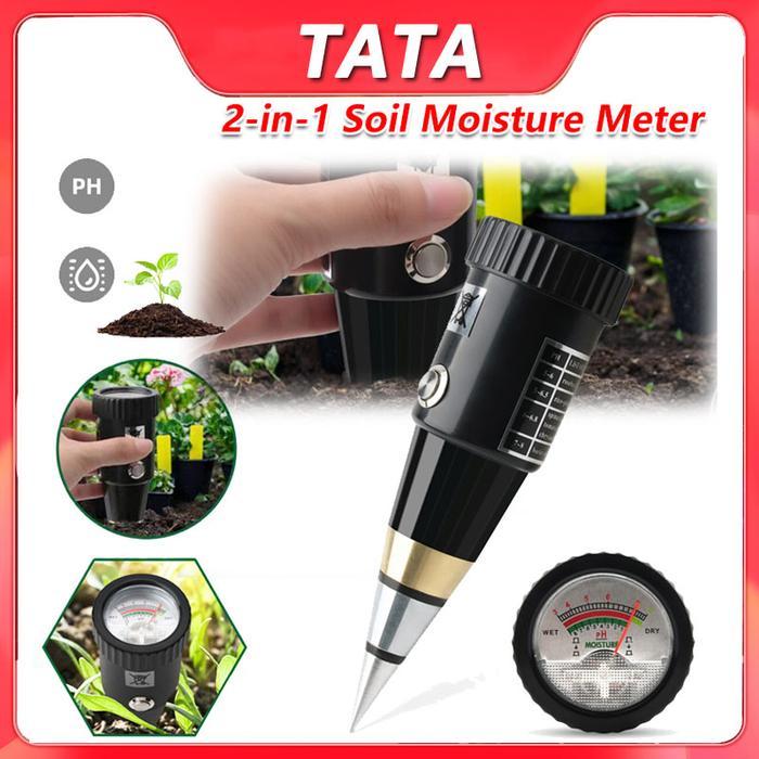 ALAT PENGGUKUR TANAH 2 IN 1 PEN TYPE PH METER SOIL ANALYZER TESTER ...