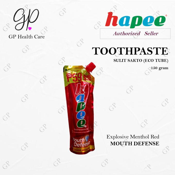 HAPEE Toothpaste Sulit Sakto Tube Pack 150g - GP Health Care | Lazada PH