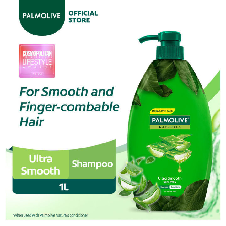 Palmolive Naturals Ultra Smooth Shampoo - with Aloe Vera, for Normal ...