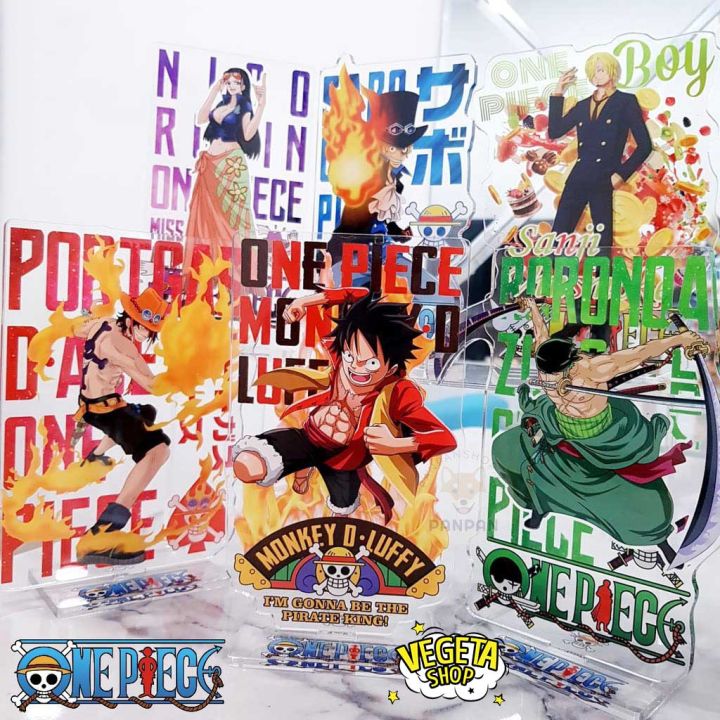 Mô Hình Tượng Standee Acrylic Mica 2 mặt - One Piece - Luffy Zoro Nami ...