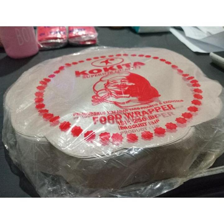 Kertas Nasi Bunga - Bulat - Kembang Kokita Bulat isi 250 Lembar ...