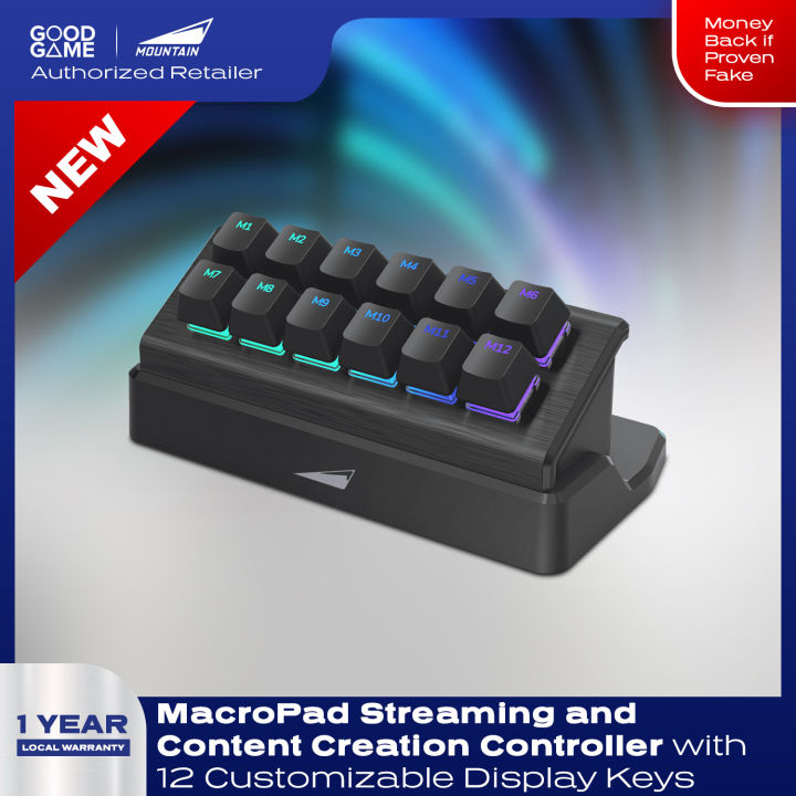MOUNTAIN MACROPAD - The Streaming and Content Creation Controller with ...