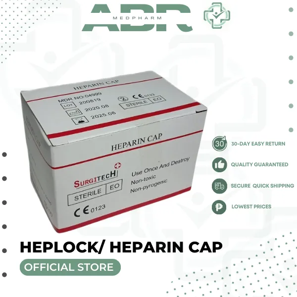 Heplock/Heparin cap medical supply pls note that brands varies ...