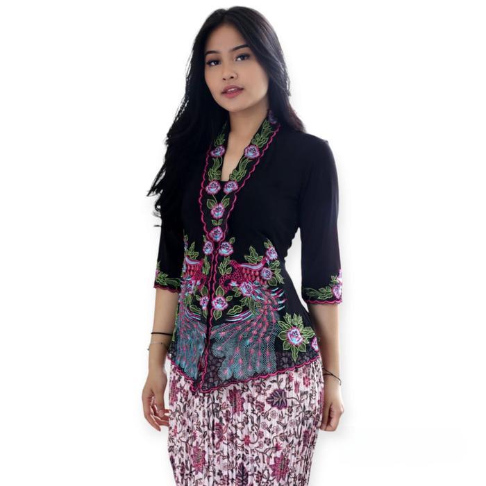 Kebaya Bordir GG Encim Melar Getah - Jersey Premium Impor Korea ...