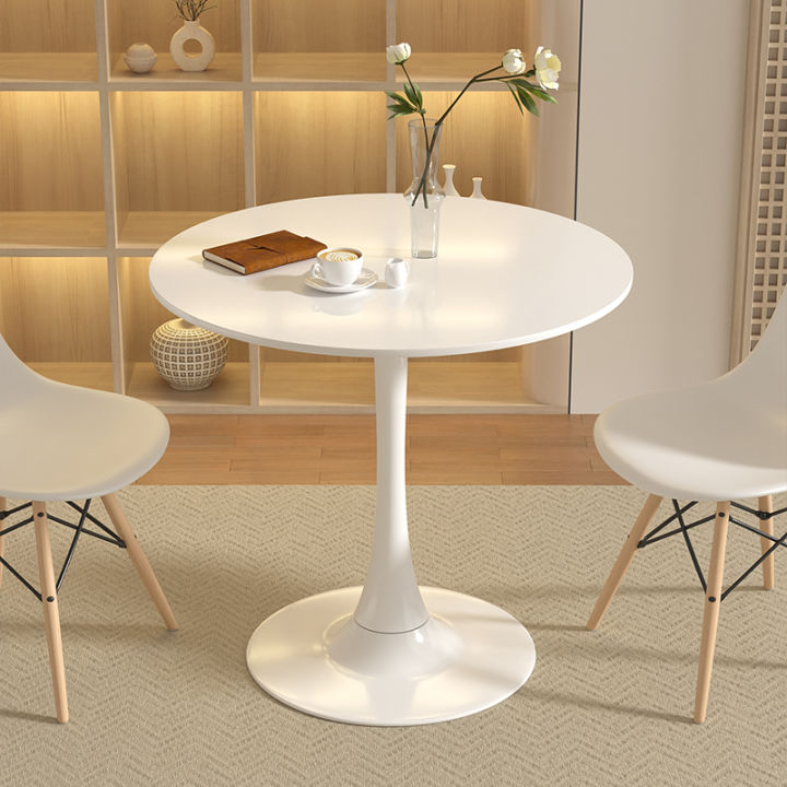 Tulip small round table conference reception table and chair ...