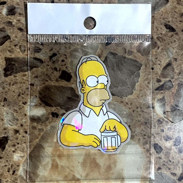 homer simpson sticker decals waterproof stickers decal laptop tumbler ...