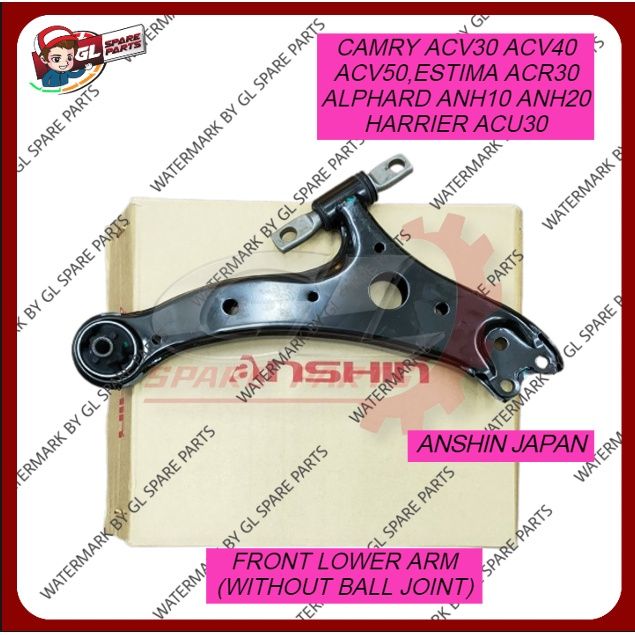 FRONT LOWER ARM TOYOTA CAMRY ACV30 ACV40 ACV50 ESTIMA ACR30 ALPHARD ...