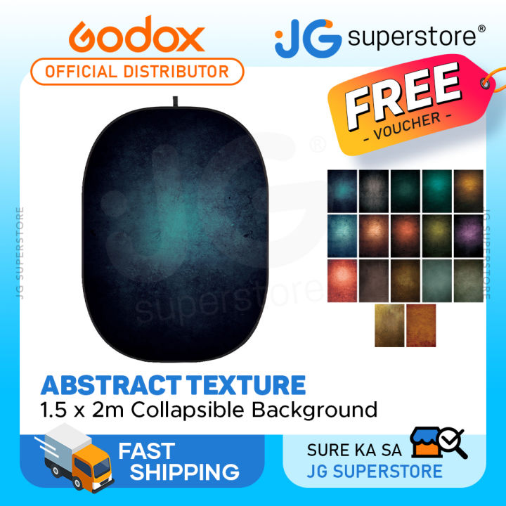 Godox Collapsible Backdrop 1.5 x 2m Abstract Texture Background Easy ...