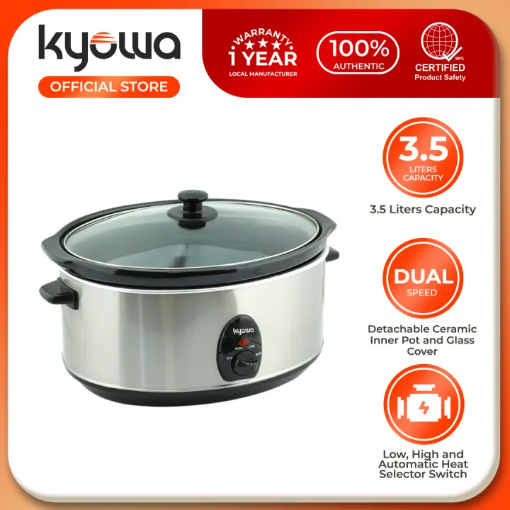 Kyowa Oval Slow Cooker 3.5L KW-2850 | Lazada PH