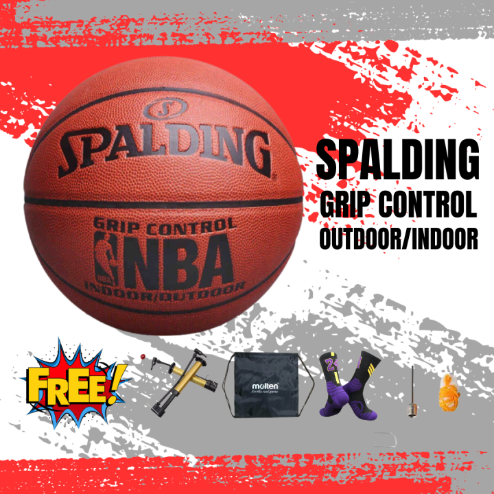 Original Spalding NBA Basketball Size 7 Basketball Leather Material ...
