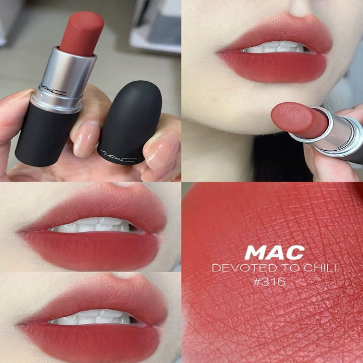 MAC Iconic matte lipstick maxed out with 12 hours comfortable wear and ...