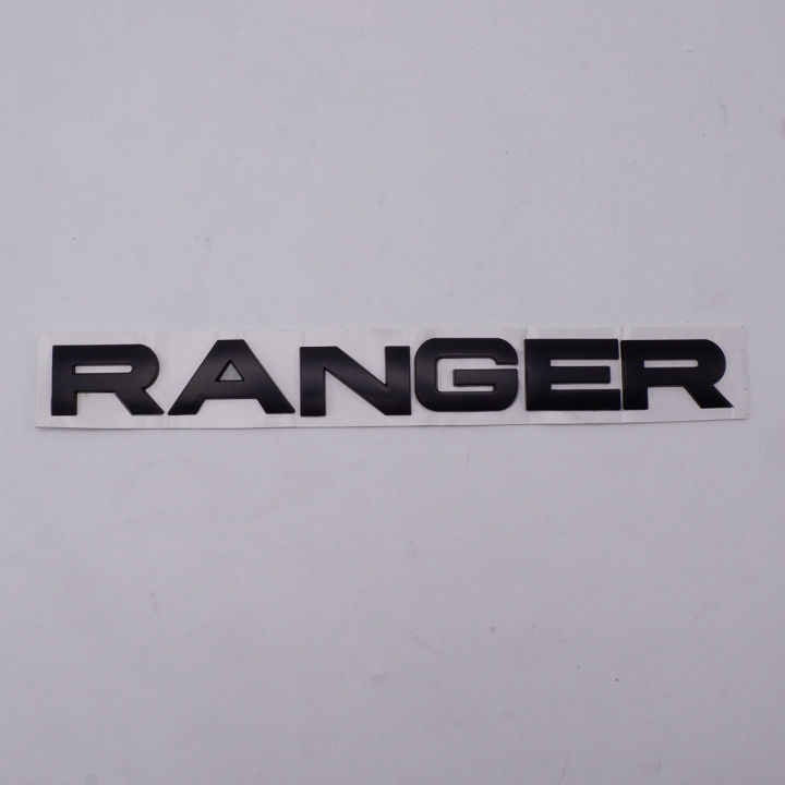 อักษร กระจังหน้า Logo แต่งท้าย ตัวเอียง ติดรถ โลโก้ RANGER สีดำ สำหรับ ...