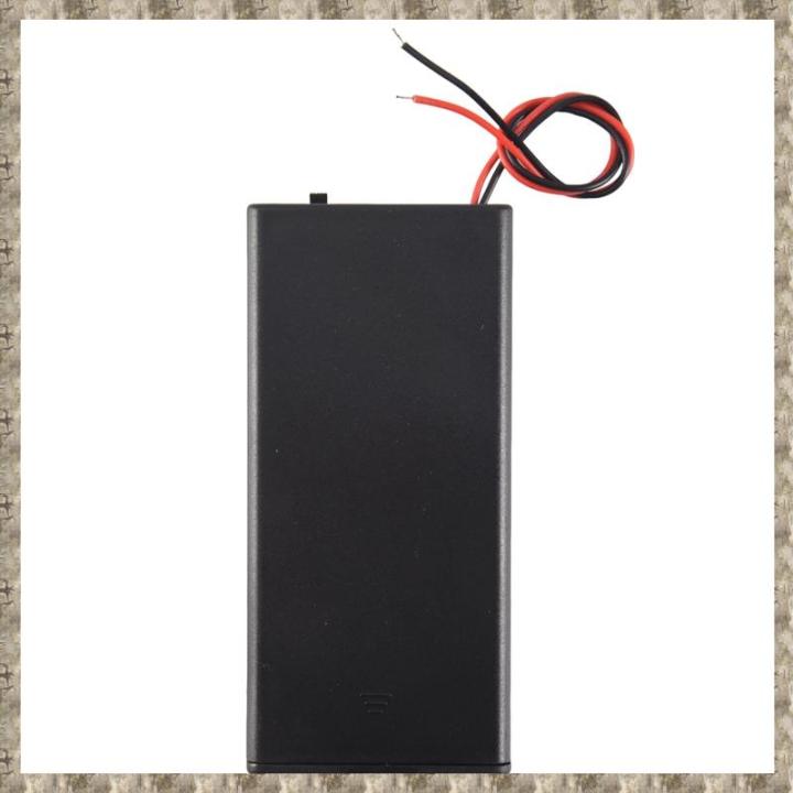 3.7V 2x 18650 Battery Holder Connector Storage Case Box ON/OFF Switch ...