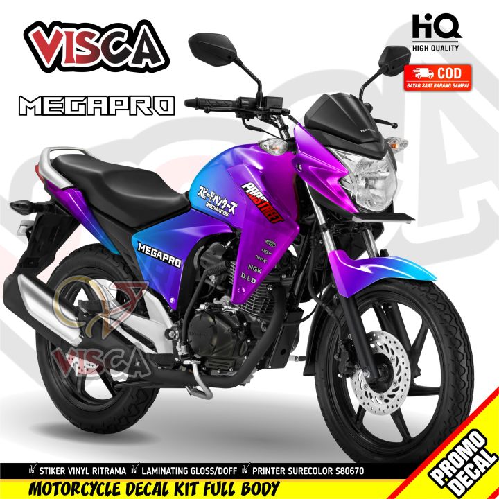 Decal Megapro New Full Body Stiker Megapro New Full Body Striping Mega ...