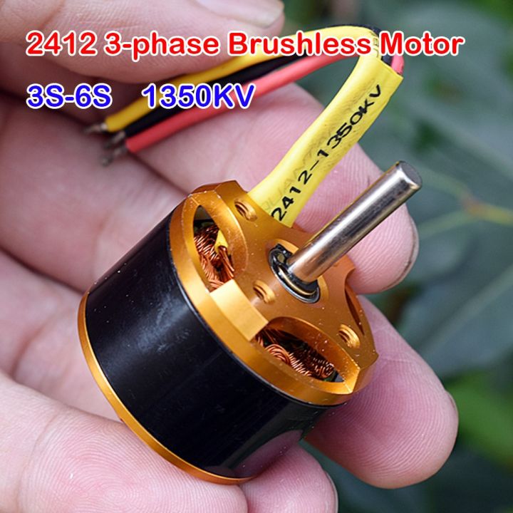 DC 12-24V 3-phase Brushless Motor 2412 NdFeB High-strength Magnetic 3S ...
