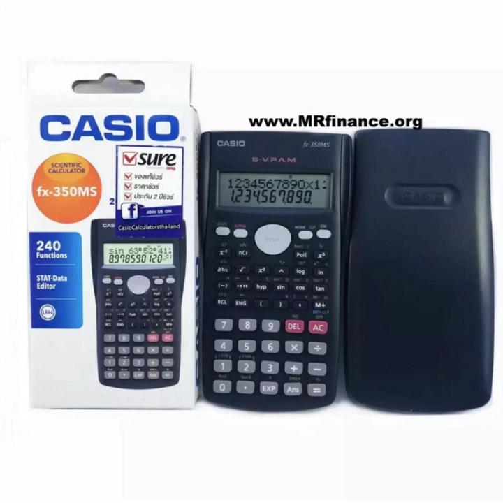 MJDJ/Casio รุ่น fx-350MS （black）เครื่องคิดเลขวิทยาศาสตร์คาสิโอ | Lazada ...