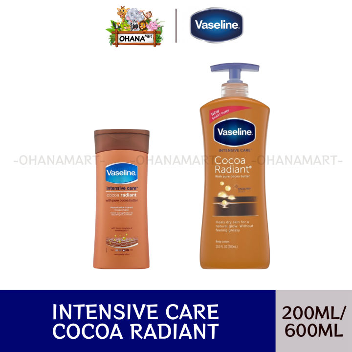 VASELINE® INTENSIVE CARE™ Cocoa Radiant With Pure Cocoa Butter Non ...
