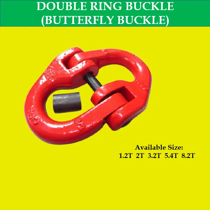 MAGO 1T-8T Double Ring Butterfly Buckle Chain Sling Assembly Hammer ...