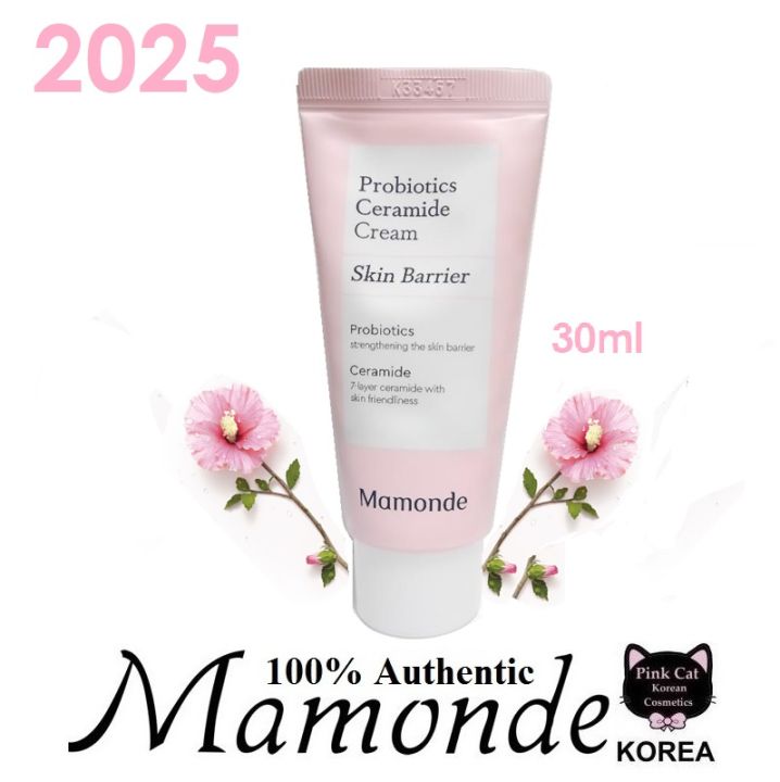 Korean Cosmetics MAMONDE Probiotics Ceramide Cream Skin Barrier 30ml ...