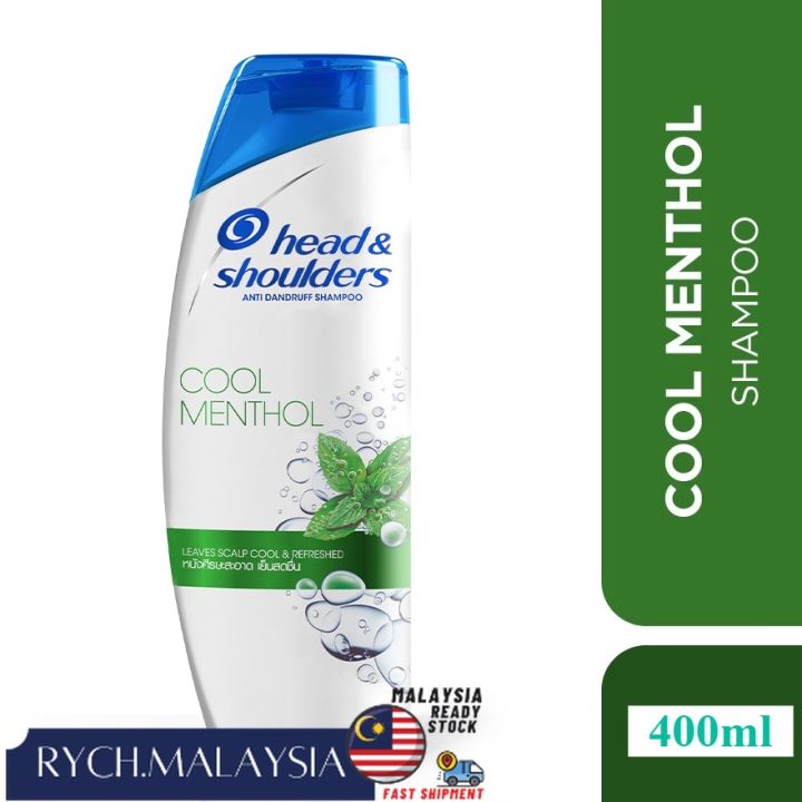 HEAD&SHOULDERS Cool Menthol Shampoo 400ml Anti-Hairfall Shampoo Cool ...