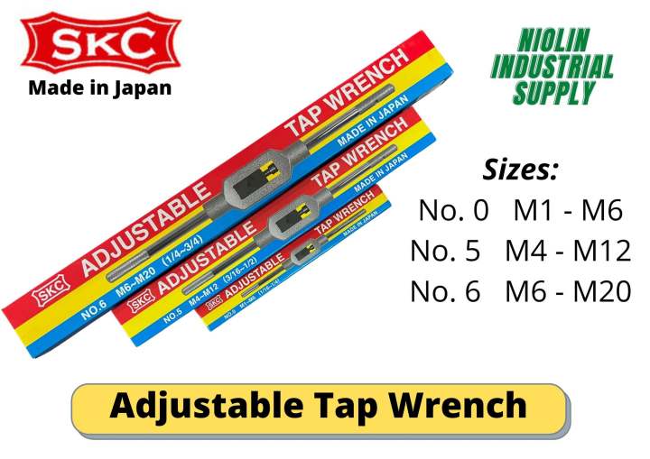 SKC Adjustable Tap Wrench ( No.0, No.5 & No.6 ) | Lazada PH