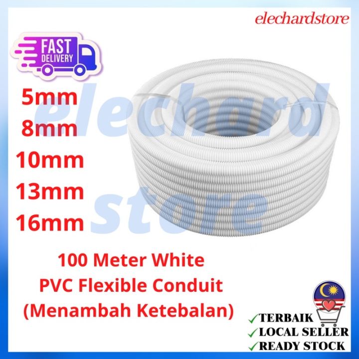 1 Roll Wire Conduit PVC Flexible Conduit Wire Loom Sleeve Tube ...