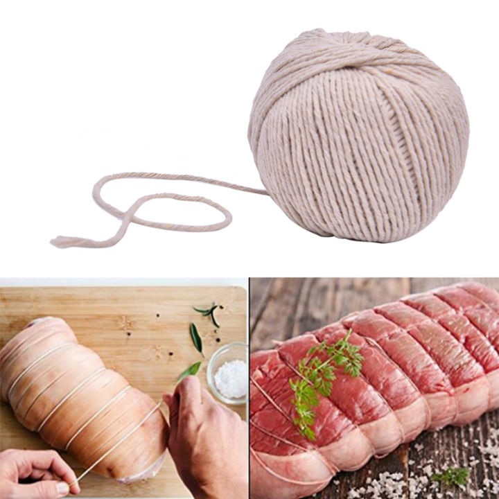 JIANG Cooking Tools Butcher's Cotton Twine Meat Barbecue Strings Meat ...