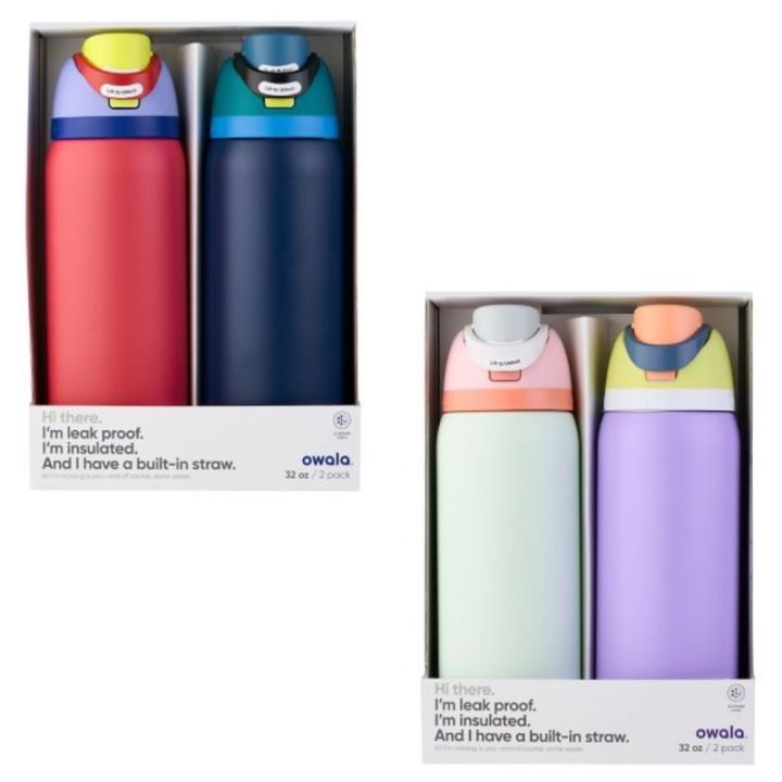 OWALA Freesip Flip Insulated Stainless Steel Kids Water Bottle | Lazada PH