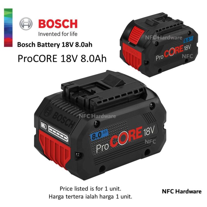 BOSCH Battery 18V ProCORE 18V 8.0Ah | Lazada