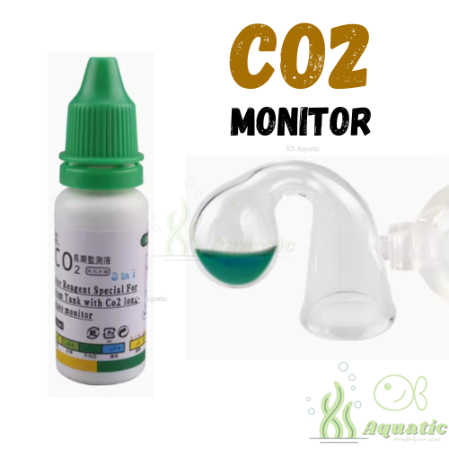 Aquarium Co2 Indicator Set Aquascape Carbon Dioxide CO2 Monitor Glass ...
