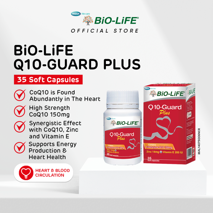 (Grab At Last Chance) BiO-LiFE Q10-Guard Plus 35 capsules (EXPIRY DATE ...