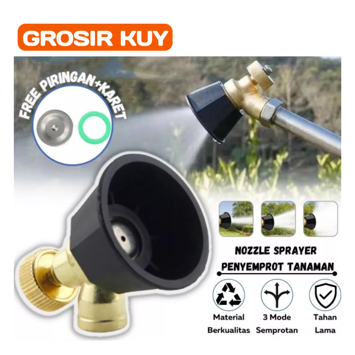 Nozzle Sprayer Kepala Semprotan Selang Air / Alat Semprot Siram Tanaman ...