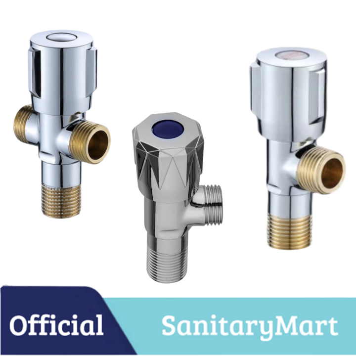 Stop Kran Stainless Steel Single 1/2 inch Stop Kran Shower Kamar Mandi ...