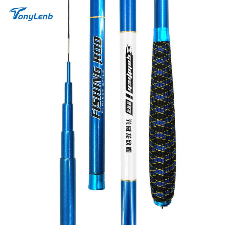 TonyLen Carp Rod Super Heavy Action Fishing Rod FRP/Carbon Fiber Stream ...