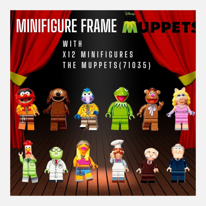 LEGO The Muppets x 12 cool characters (71035) with The Muppets Theatre ...
