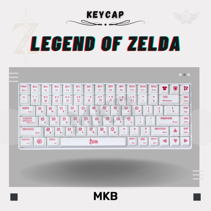[READY STOCK] The Legend of Zelda PBT Dye Sublimation Cherry Profile ...