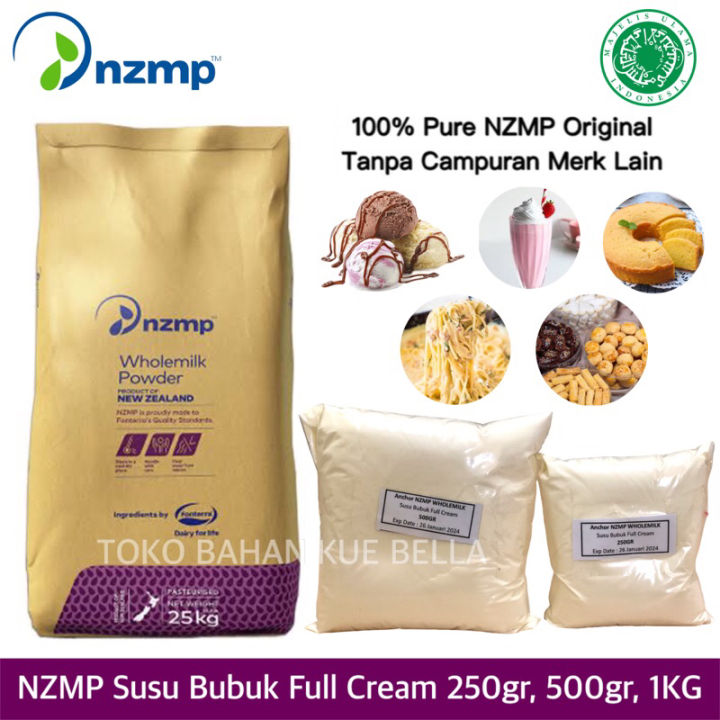 Susu Bubuk Full Cream NZMP 250GR (REPACK) Anchor Wholemilk 100% ...