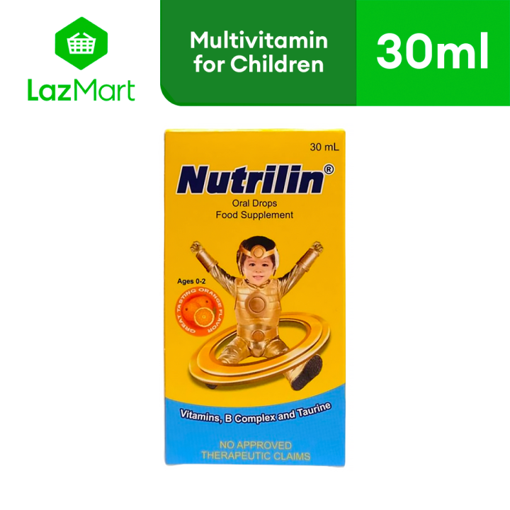Nutrilin Drops 30mL Multivitamin For Children For Overall Health ...